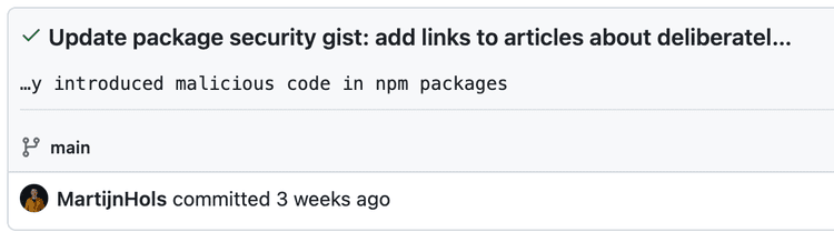 How to write a good git commit message by Martijn Hols
